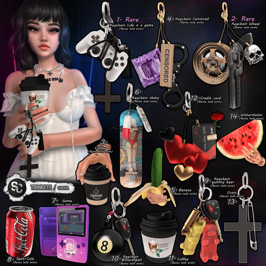 Second Life Marketplace - 12. [ SpotCat ] Trinkets - Credit card